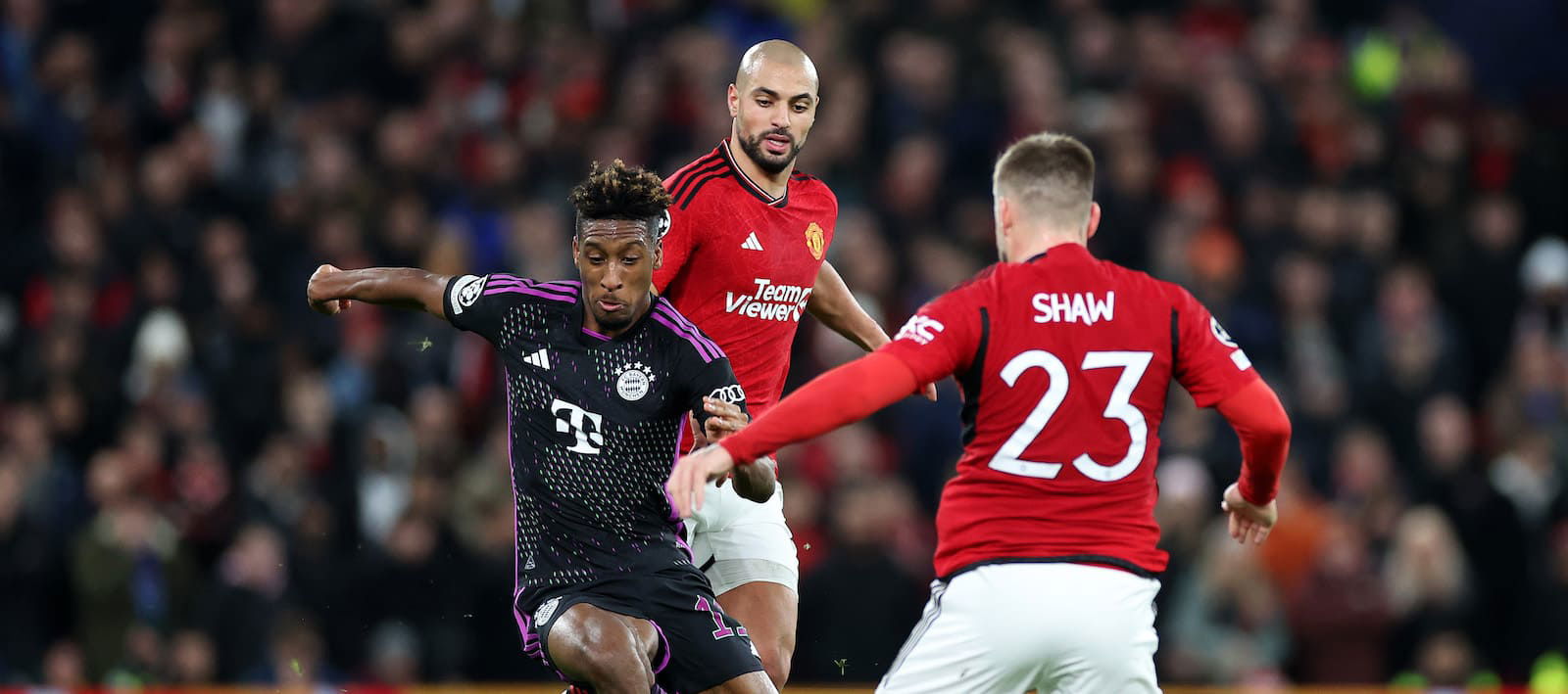 Sofyan Amrabat impresses for Man United despite 1-0 home defeat vs. Bayern Munich - Man United ...