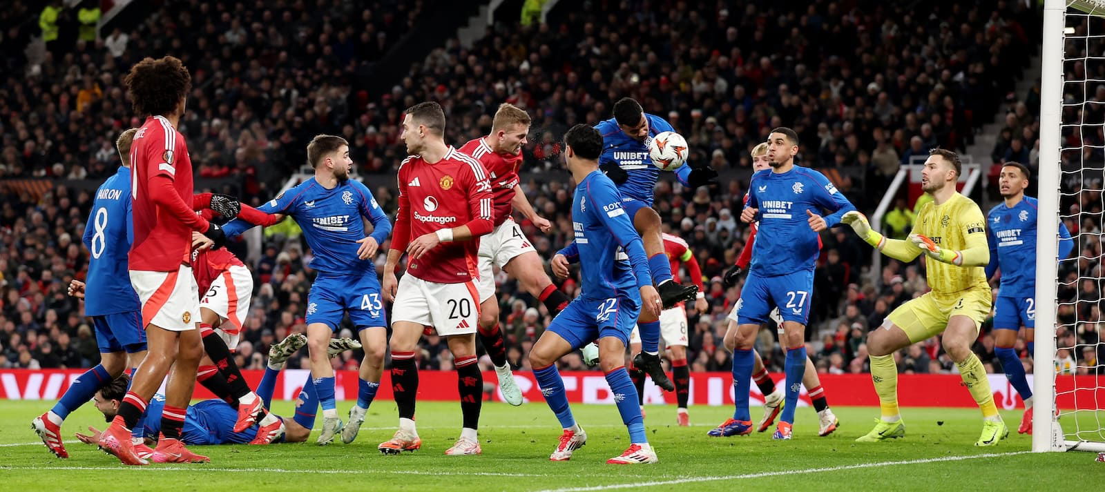 Manchester United blame touts for fan chaos in Europa League clash vs ...