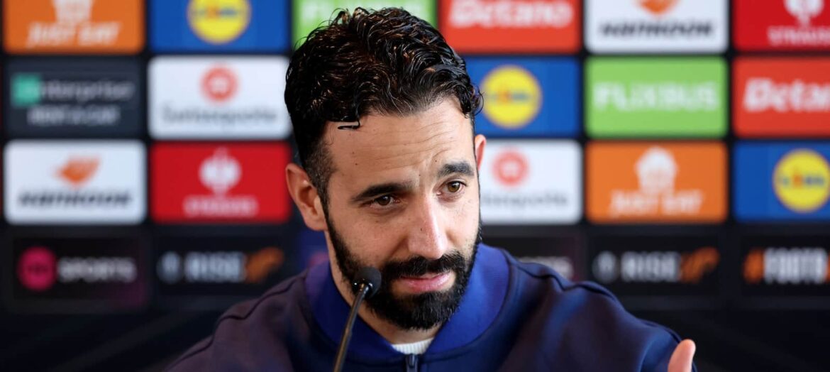 Ruben Amorim says the derby is a "good time" for Benjamin Sesko to ...