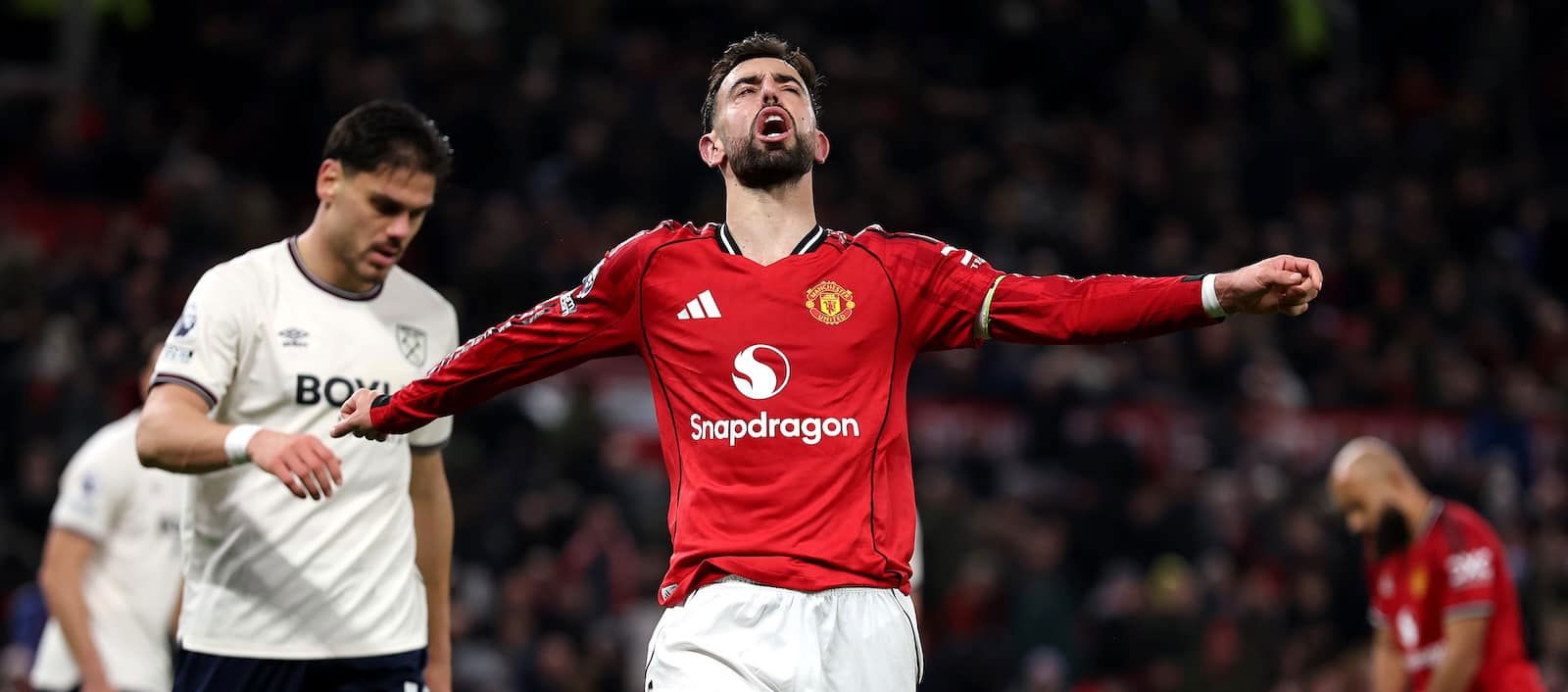 Bright spark Bruno Fernandes let down by team mates in limp West Ham ...